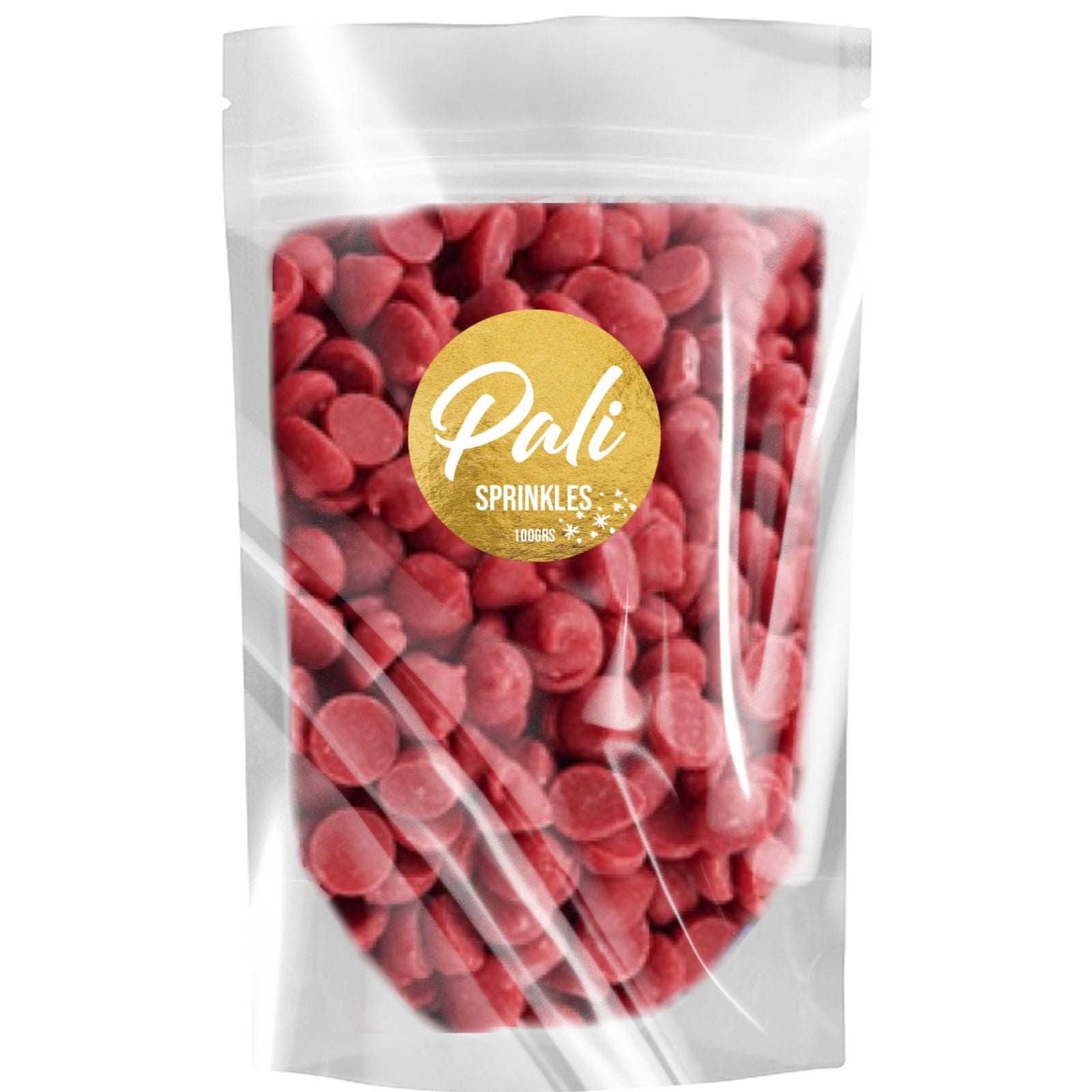 Chips de Chocolate - Rojo 100grs – PALI COLORES Y SABORES